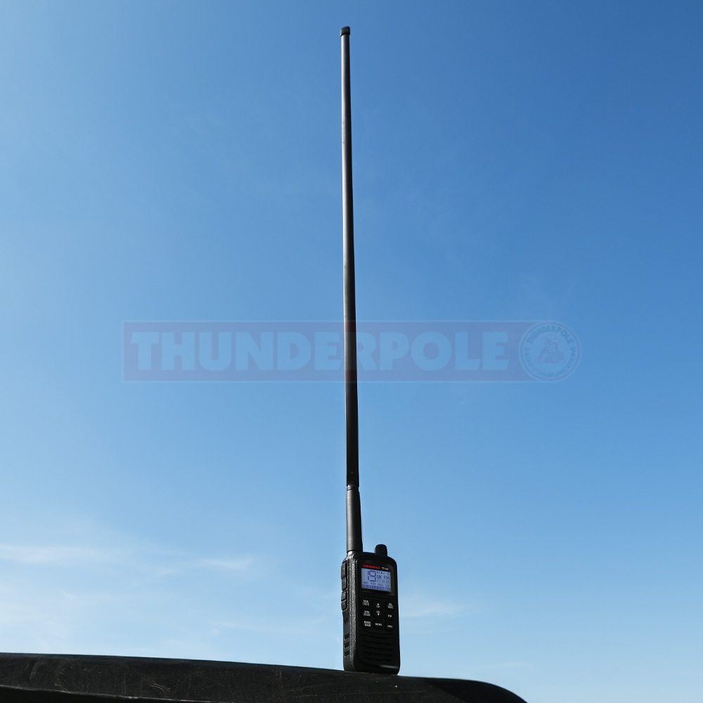 Thunderpole CB Radio Tactical Handheld Antenna (27 Mhz) | 108cm | BNC | THUNDERPOLE